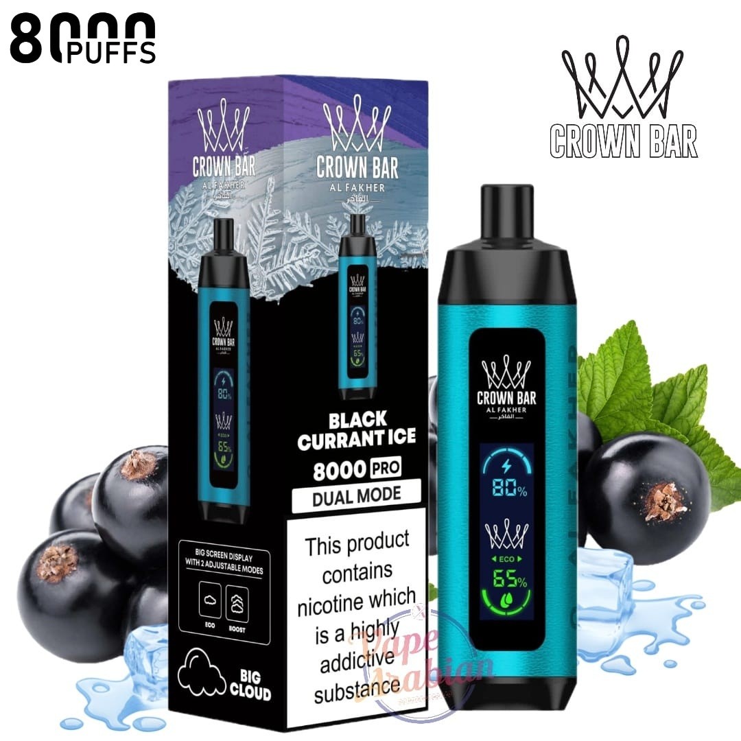 Crown Bar Al Fakher 8000 Pro Disposable Vape In UAE