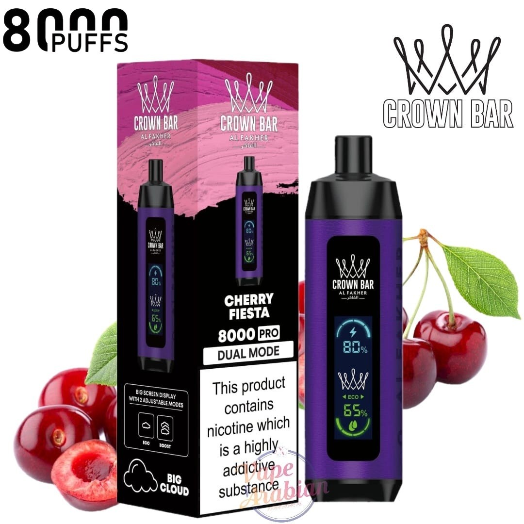 Crown Bar Al Fakher 8000 Pro Disposable Vape In UAE