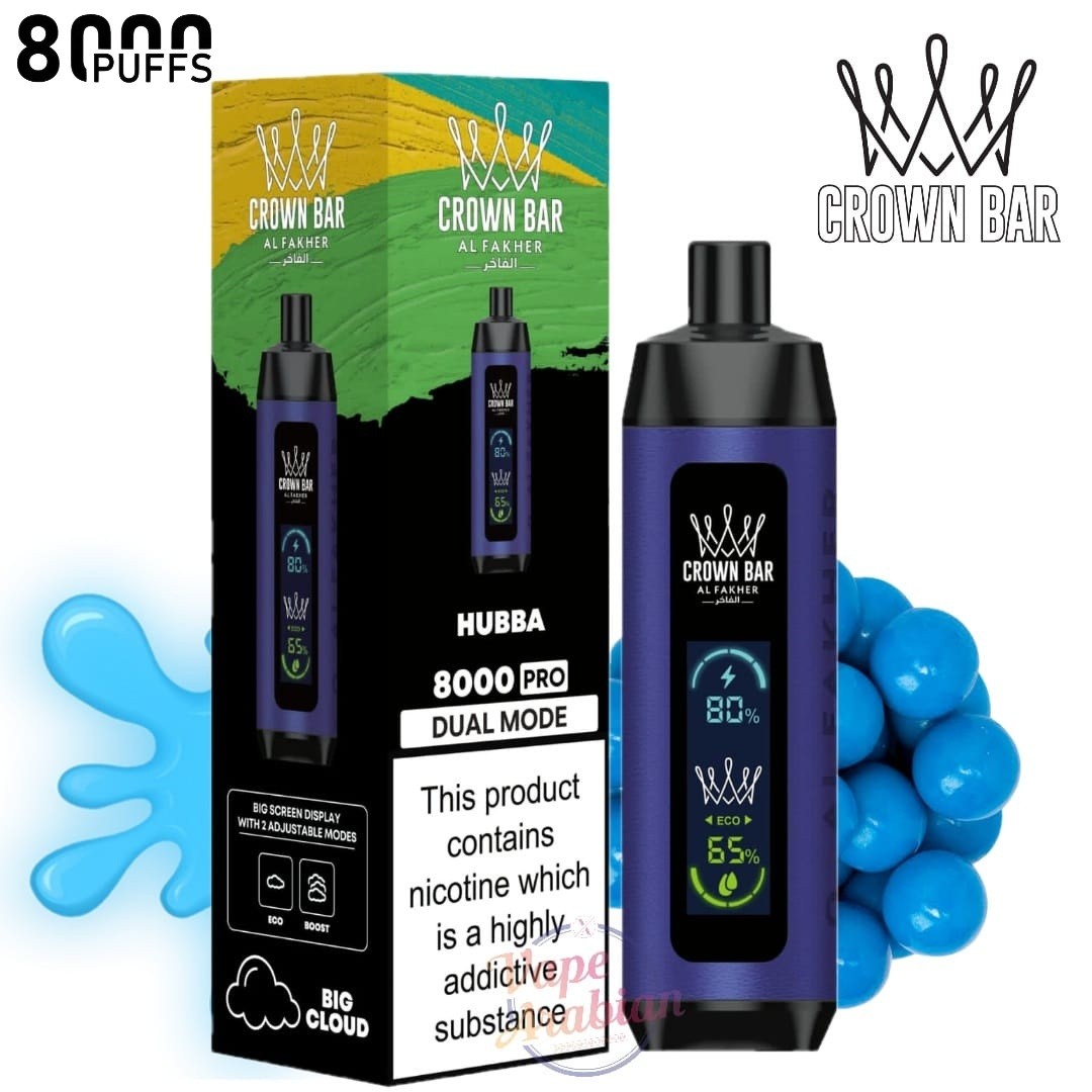 Crown Bar Al Fakher 8000 Pro Disposable Vape In UAE