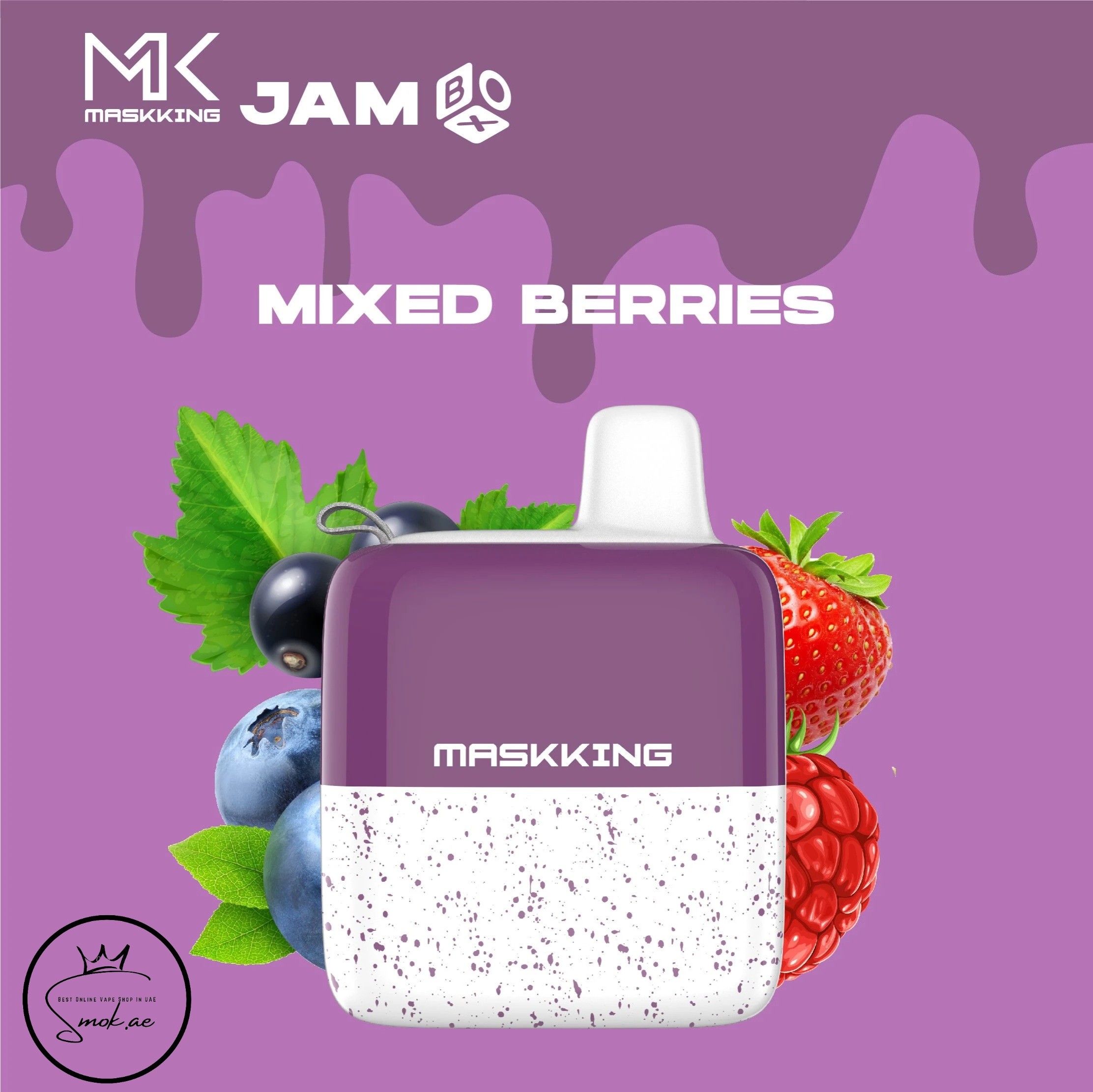 Authentic Maskking Jam Box 5000 puffs Disposable Vape In UAE