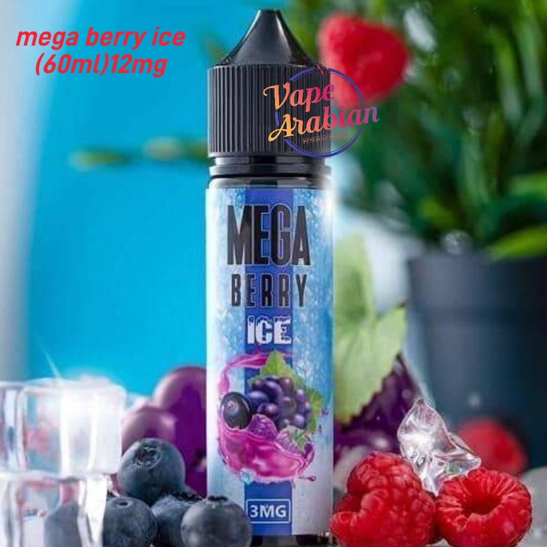 Mega 12mg Nicotine Vape Juice 60ml In UAE - Vaporking