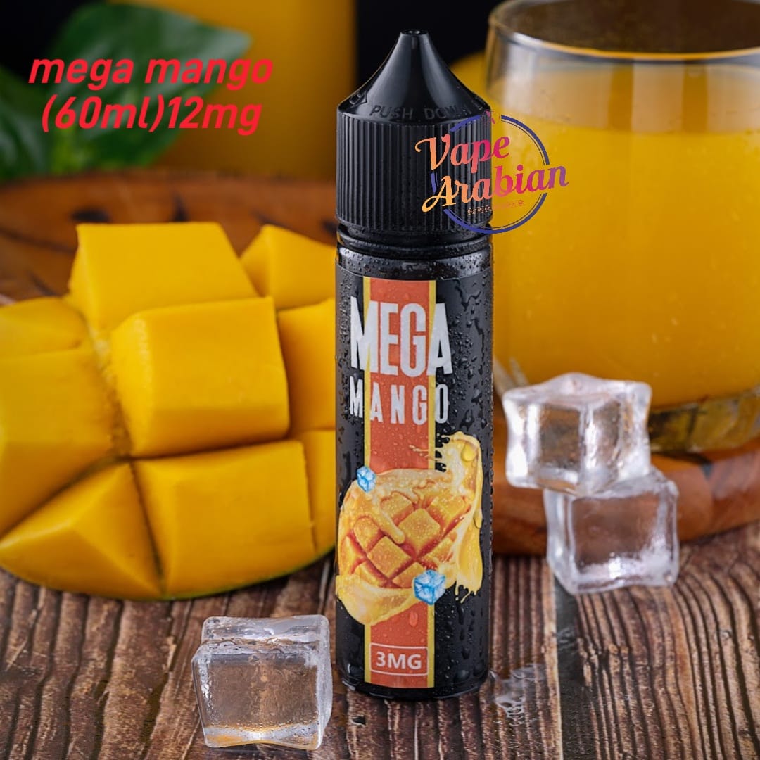 Mega 12mg Nicotine Vape Juice 60ml In UAE - Vaporking