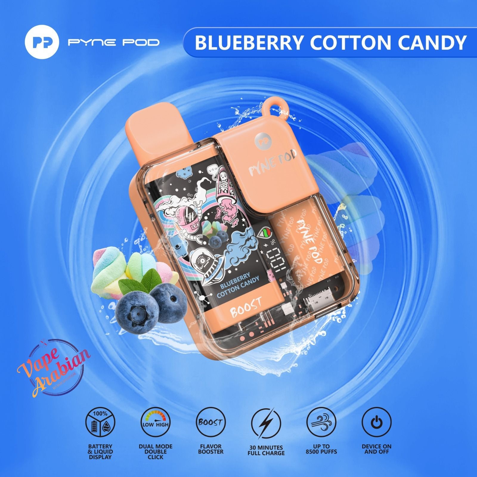 Pyne Pod 8500 Disposable Vape In UAE - Vaporking UAE