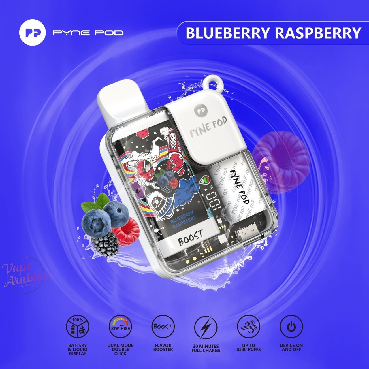 Pyne Pod 8500 Disposable Vape In UAE - Vaporking UAE