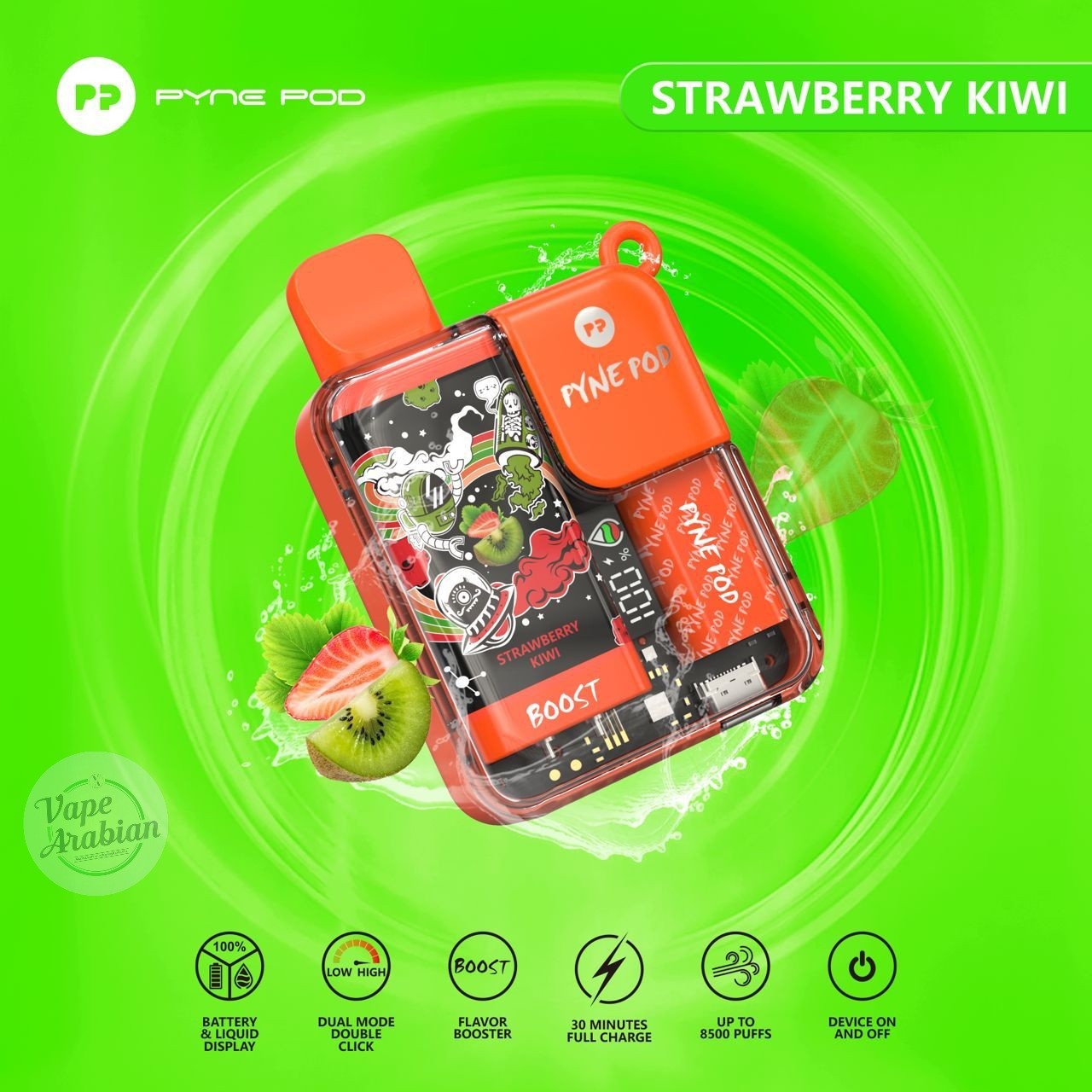 Pyne Pod 8500 Disposable Vape In UAE - Vaporking UAE