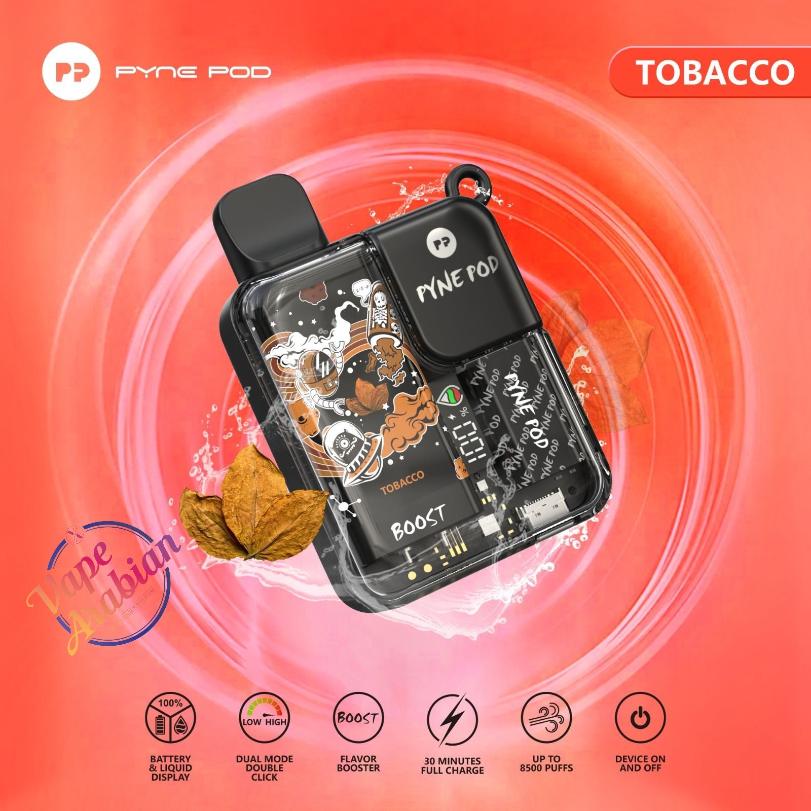 Pyne Pod 8500 Disposable Vape In UAE - Vaporking UAE