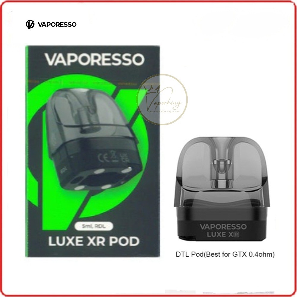 Buy Online Vaporesso Luxe XR Empty Pods 5ml 2pcs In UAE