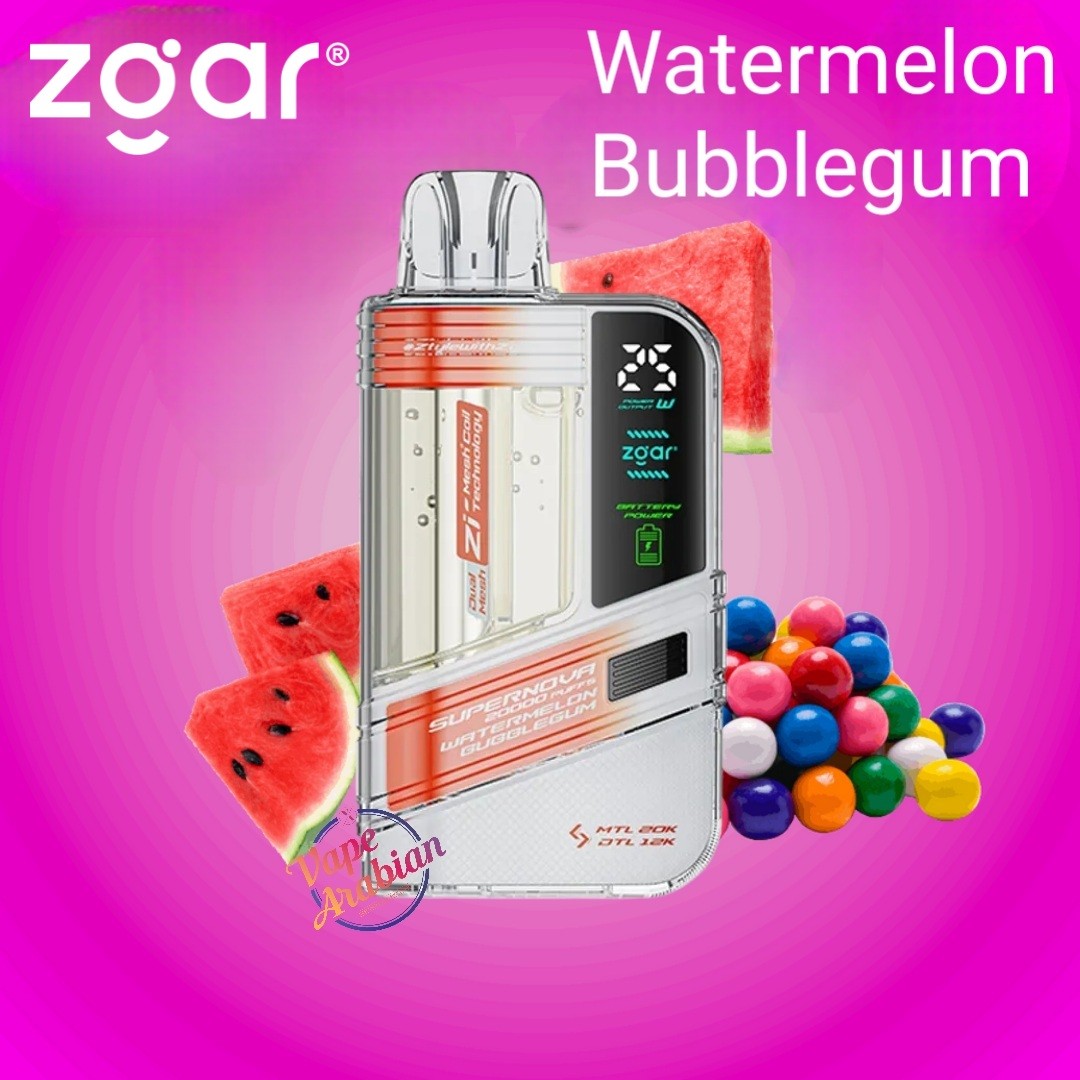 Zgar Supernova 30000 Puffs Disposable Vape 20mg In UAE